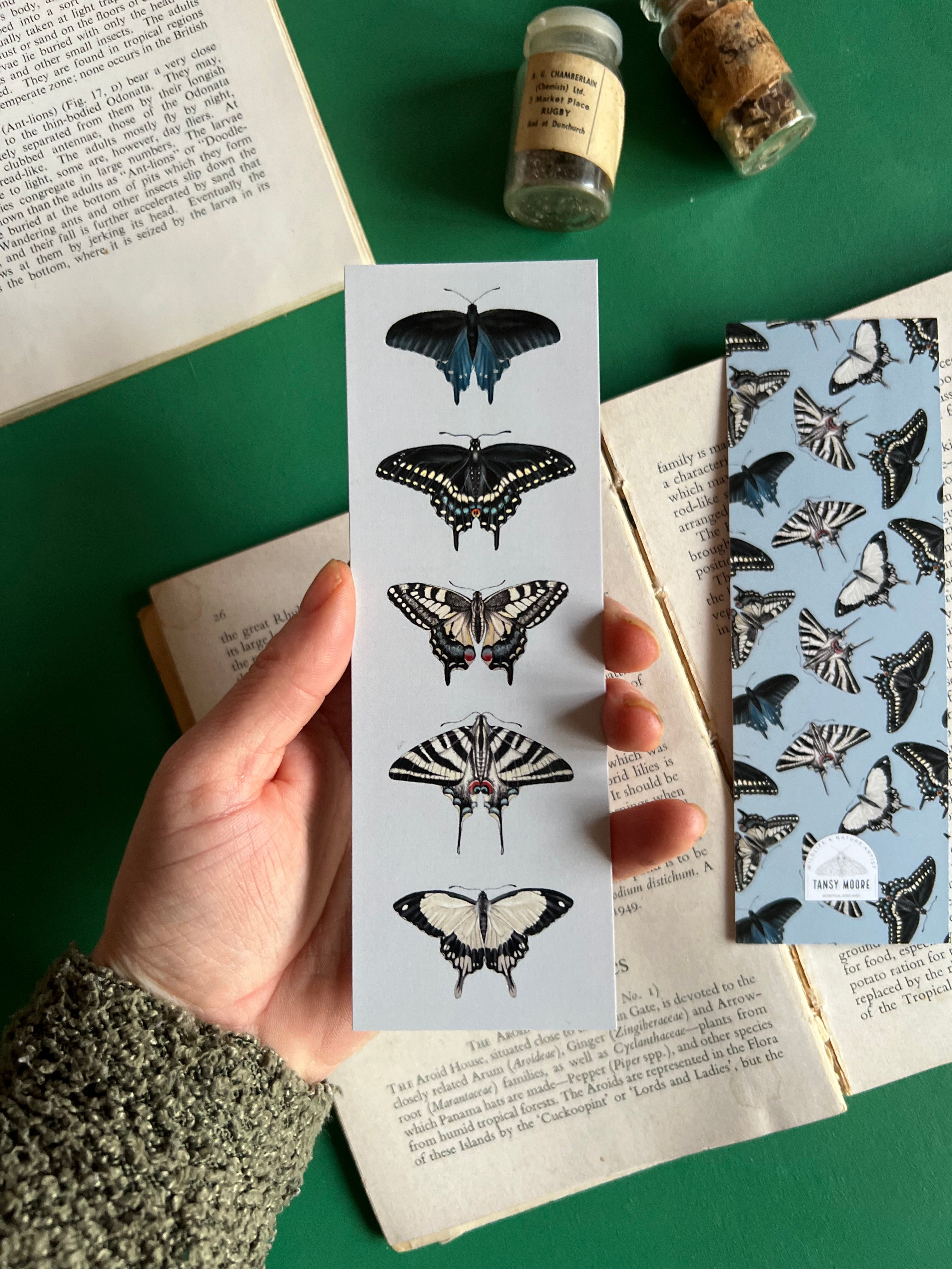 Swallowtail Butterflies Bookmark – TansyMoore